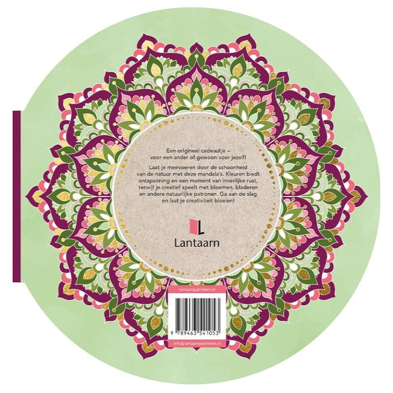 Nature & flowers mandala - Verfijnd Veenendaal